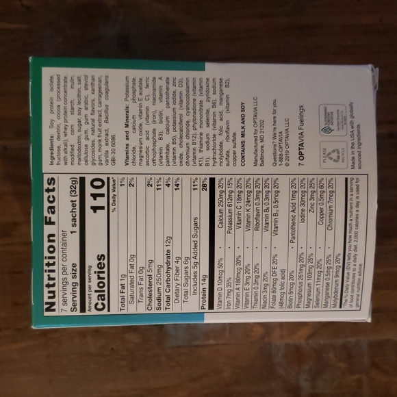 Optavia | Other | Optavia Creamy Chocolate Shake | Poshmark